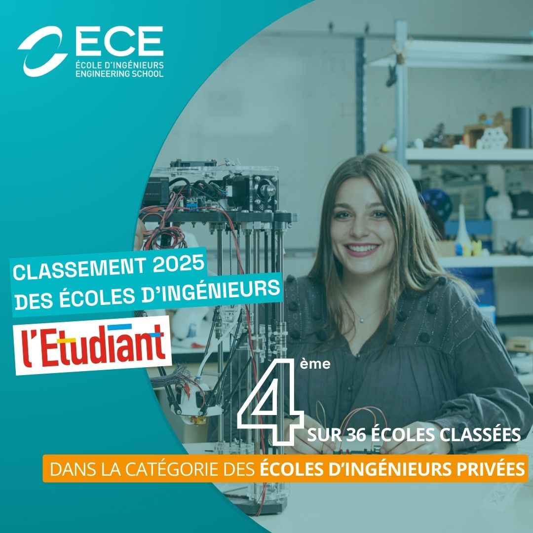 Classement des Écoles d’Ingénieurs 2025 par L’Étudiant : L’ECE confirme son excellence - ECE